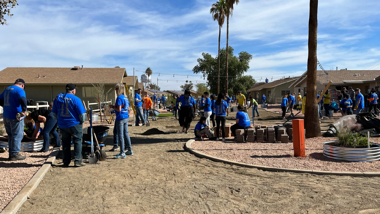 Norris Design Volunteers with Valley Partnership